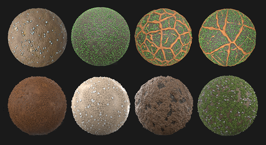 PBR Ground Materials Vol.2 in Materials - UE Marketplace
