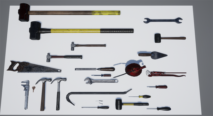 在道具创建的PBR Tool pack - 虚幻引擎商城