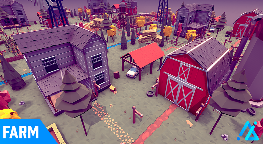 POLY - Farm in Environments - UE Marketplace