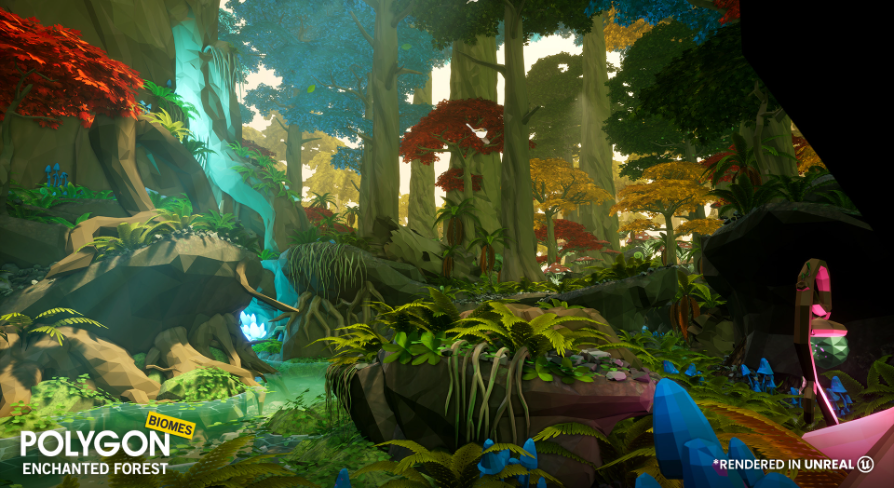 POLYGON - Enchanted Forest - Nature Biomes in Environments - UE Marketplace
