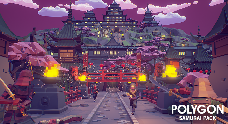 POLYGON - Samurai Pack in Environments - UE Marketplace