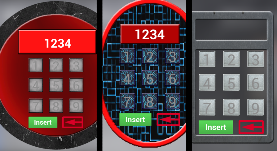PadLock System - 3 Designs - Customizable in Blueprints - UE Marketplace