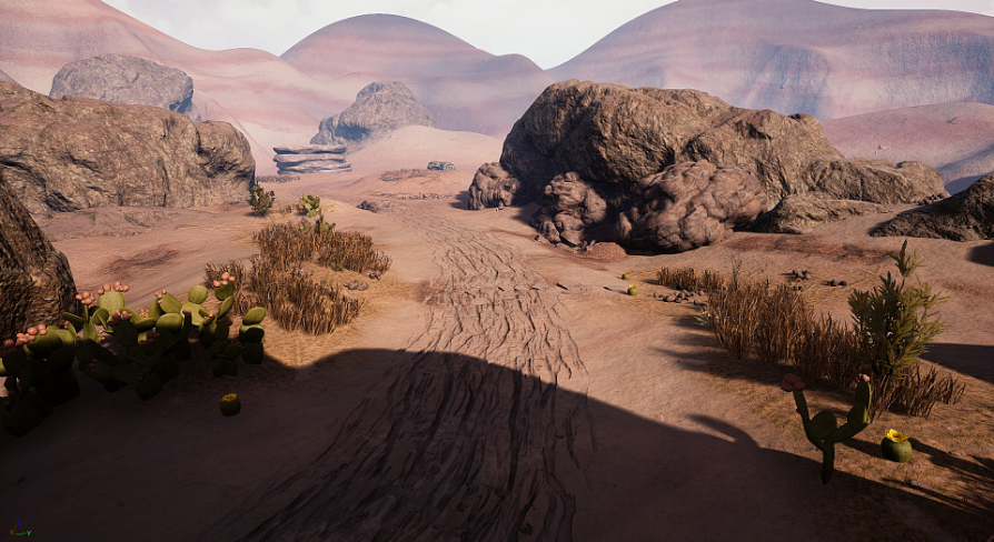 Painted Desert Asset Pack in Environments - UE Marketplace