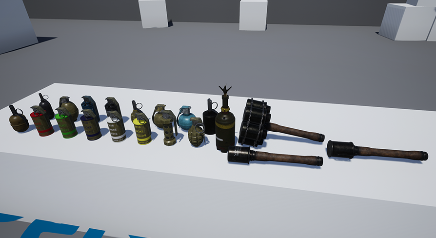 Pbr Grenade pack in Props - UE Marketplace