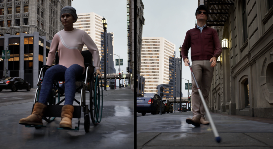 Physically Disabled Characters in Characters - UE Marketplace