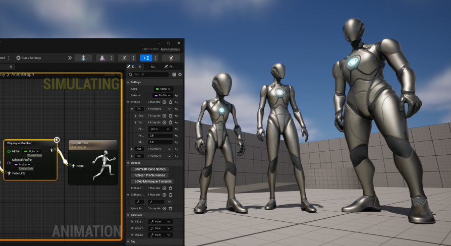 Physique Modifier in Code Plugins - UE Marketplace