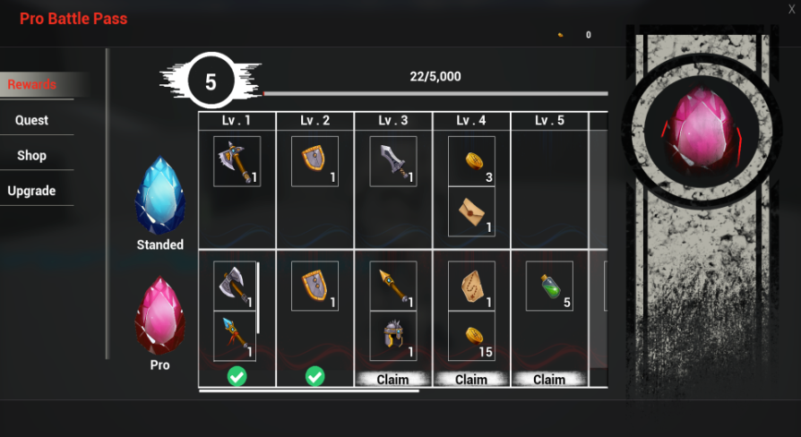 Pin Pro Battle Pass in Blueprints - UE Marketplace