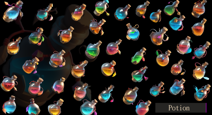Pin RPG Potion in 2D Assets - UE Marketplace