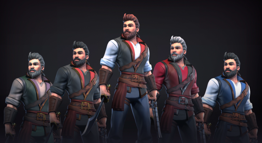Stylized Pirate John in Characters - UE Marketplace