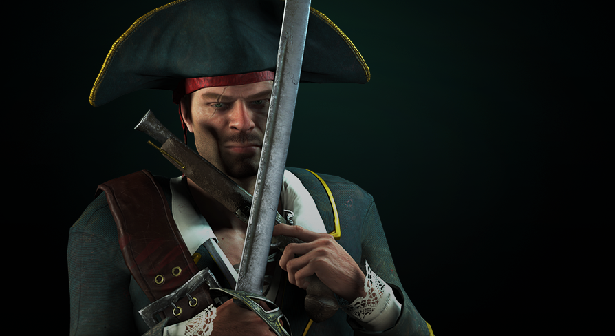 Pirate Captain with animations and face morphs in Characters - UE ...