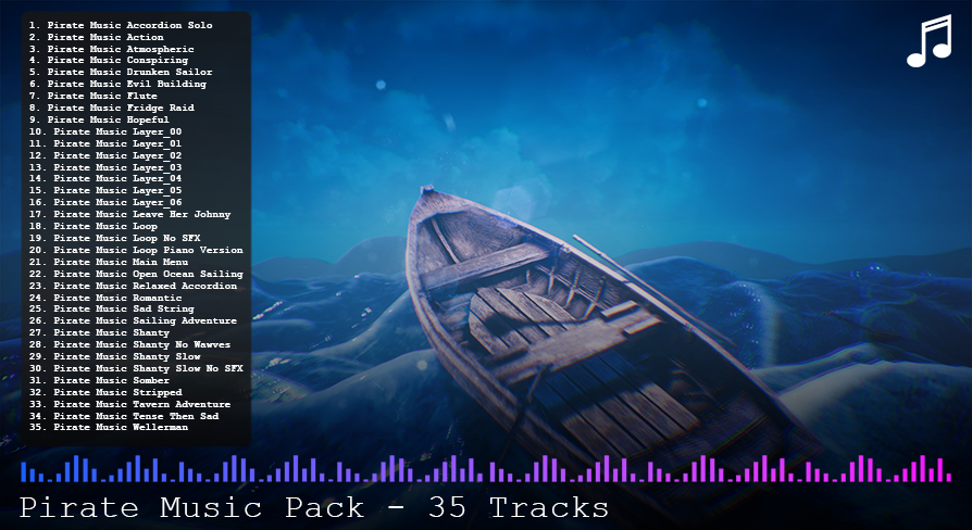 Pirate Music Pack / 34 Tracks in Music - UE Marketplace