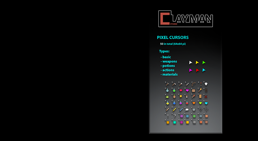 Pixel Cursor in 2D Assets - UE Marketplace