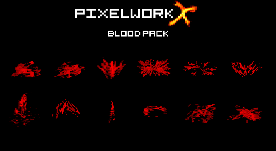 Pixel Fx - Blood Pixel art effects + Decals in Visual Effects - UE ...
