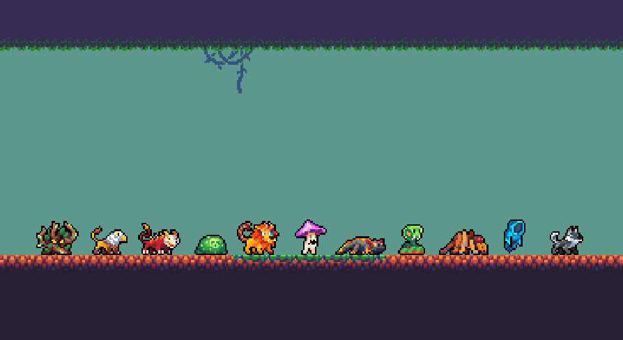 Pixel Monsters Animated Pack #2 in 2D Assets - UE Marketplace