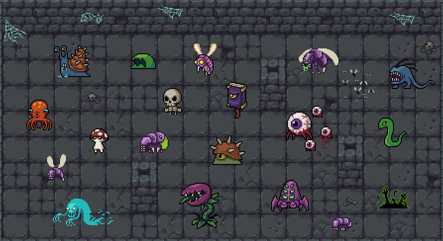 Pixel Monsters Vol.1 in 2D Assets - UE Marketplace