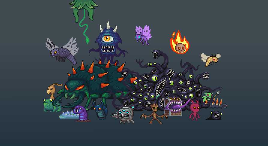 Pixel Monsters Vol.2 in 2D Assets - UE Marketplace