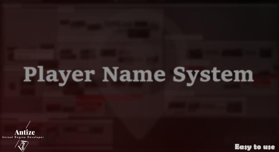 Name System (Replicated) in Blueprints - UE Marketplace