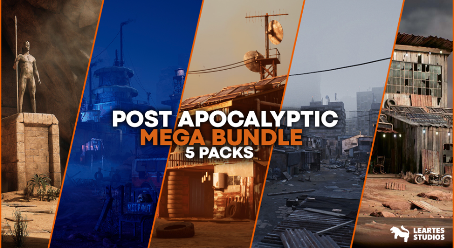 Post Apocalyptic Environments Mega Bundle：環境 - UE マーケットプレイス