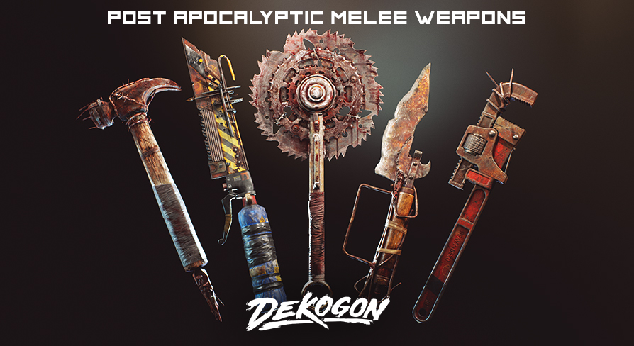 Post Apocalyptic Melee Weapons VOL.1 in Weapons - UE Marketplace