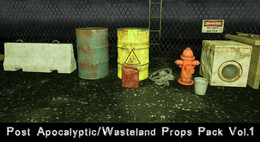 Post Apocalyptic/Wasteland Props Pack Vol.1 in Props - UE Marketplace