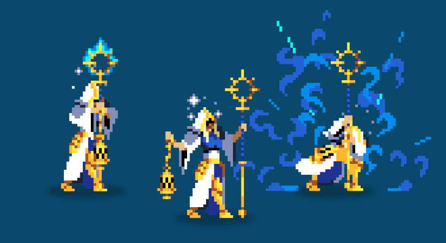 Priest - Pixel Art in 2D Assets - UE Marketplace