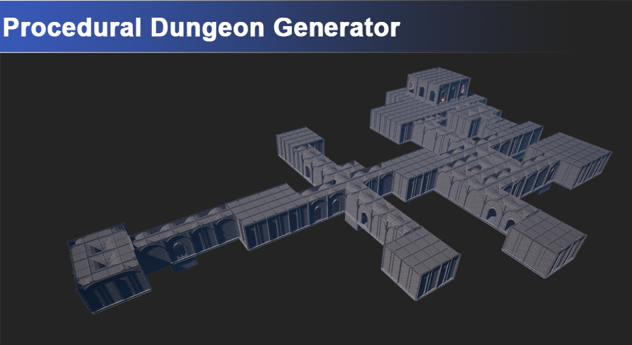 Procedural Dungeon Generator in Blueprints - UE Marketplace