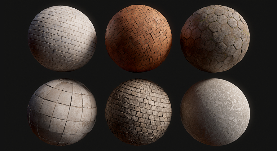 Procedural Materials Vol 2, 카테고리 머티리얼 - UE 마켓플레이스