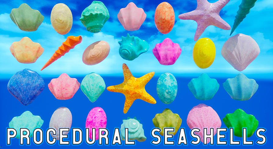 Procedural Seashells in Blueprints - UE Marketplace