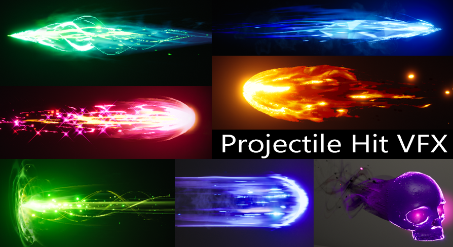 ProjectileVFX with Hit and Launch VFX ( include SFX) in Visual Effects ...