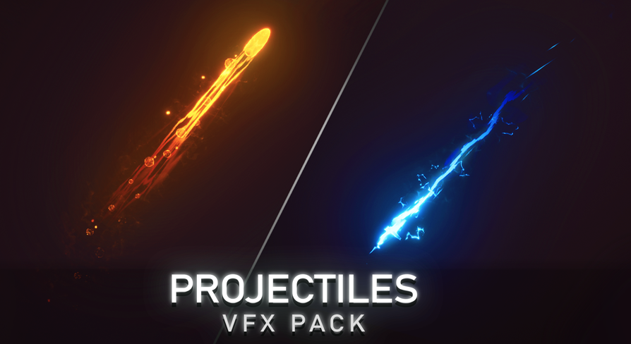 Projectiles VFX Pack Vol 1 in Visual Effects - UE Marketplace