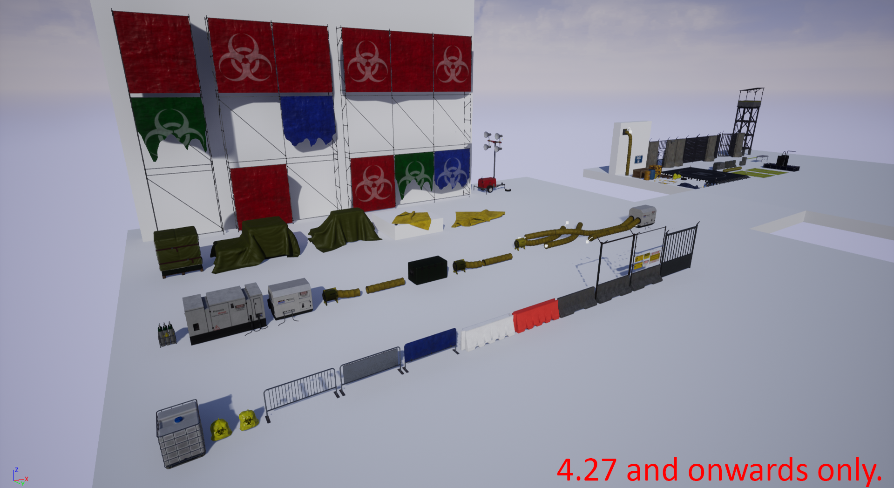 Quarantine Pack in Props - UE Marketplace