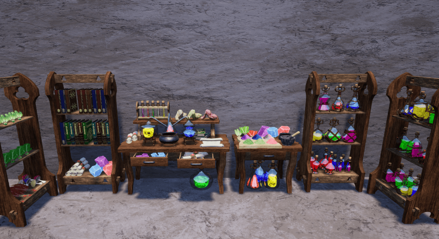 RPG Alchemy KIT in Props - UE Marketplace