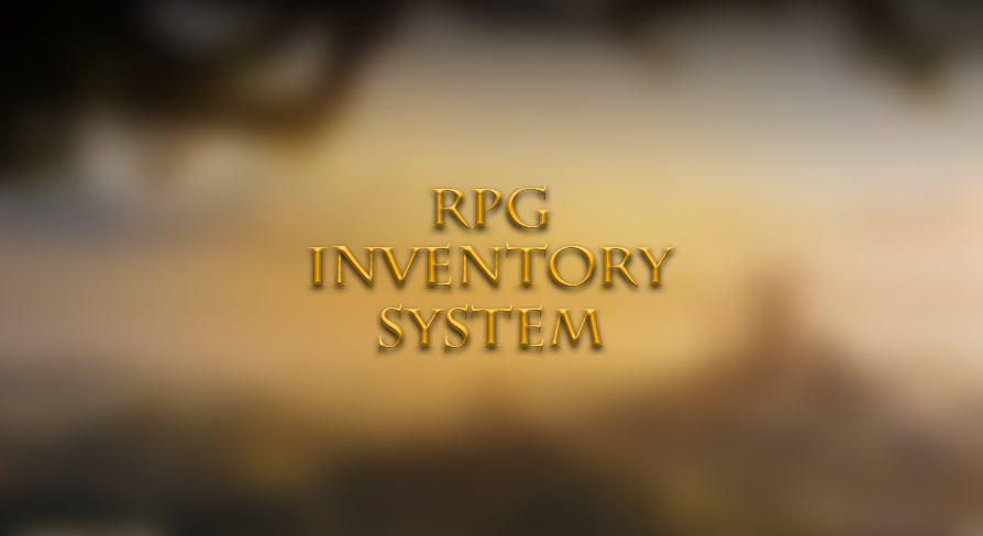 RPG Inventory System in Blueprints - UE Marketplace