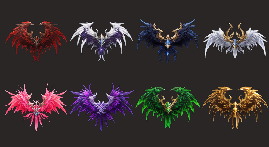 在二维资源创建的RPG Wings - 虚幻引擎商城