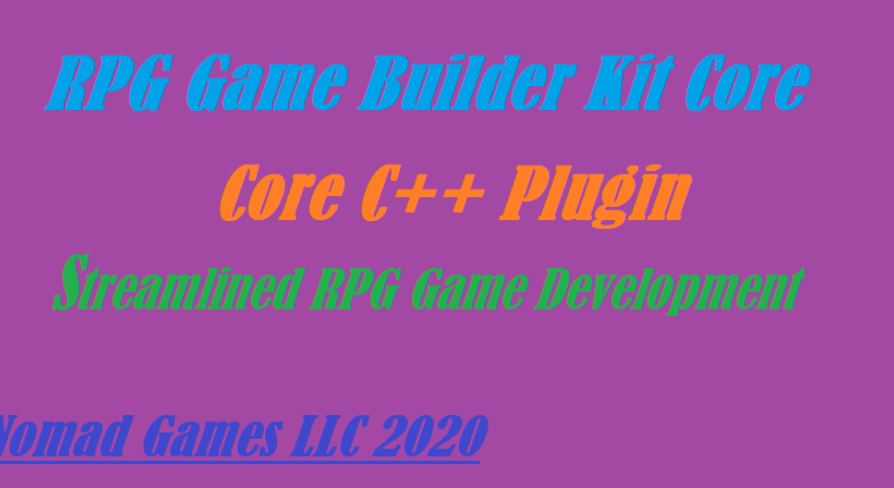 RP Game Builder Kit Core in Code Plugins - UE Marketplace