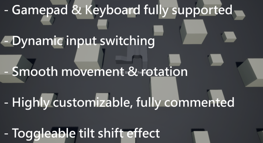 RTS Camera System in Blueprints - UE Marketplace