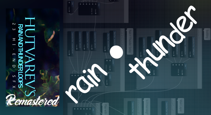 Rain and Thunder Loops in Sound Effects - UE Marketplace