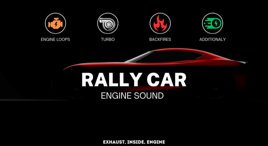 Rally Car Realistic Engine Sound (Exhaust,Inside,Engine) in Sound ...