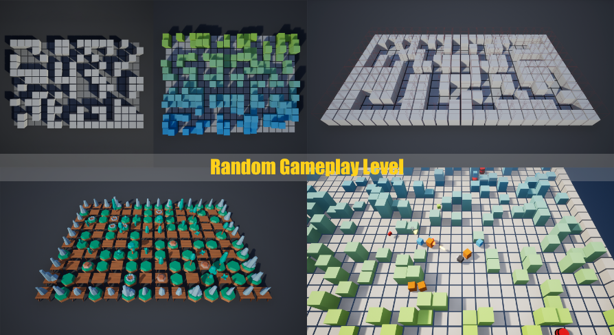 Random Gameplay Level, 카테고리 코드 플러그인 - UE 마켓플레이스