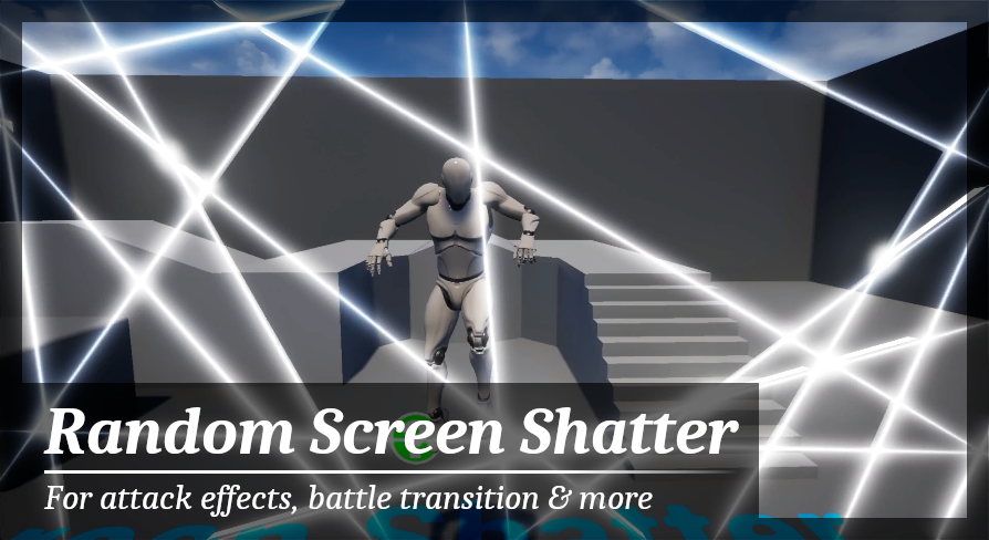 Random Screen Shatter in Blueprints - UE Marketplace
