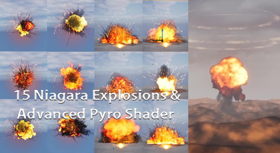Realistic Explosions in Visual Effects - UE Marketplace