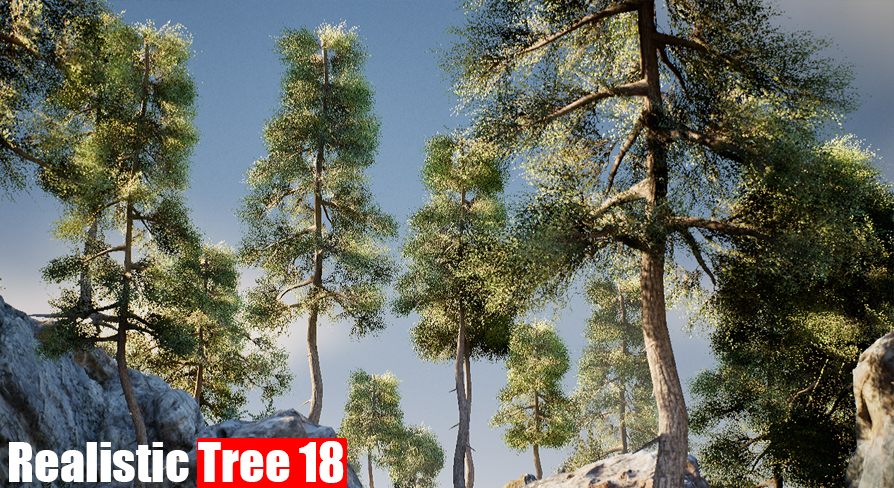 Realistic Tree Pack 18 (Mobile/Desktop) in Props - UE Marketplace