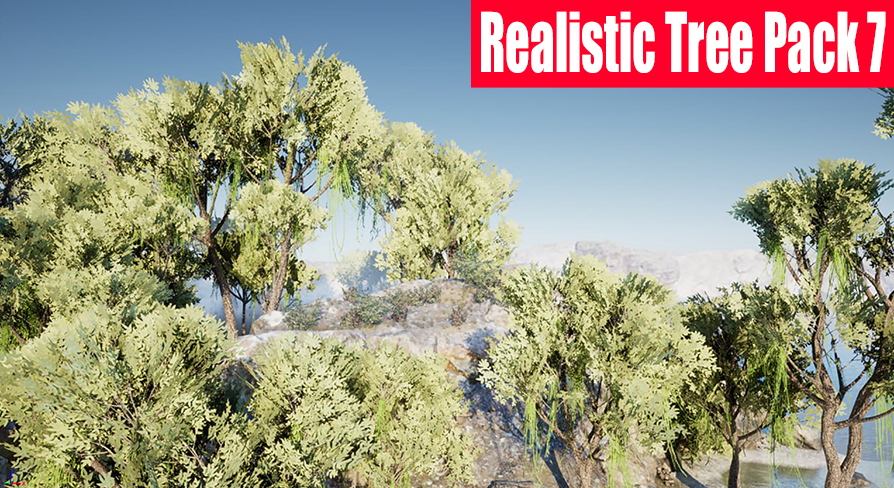 Realistic Tree Pack 7 (Mobile/Desktop), 카테고리 소품 - UE 마켓플레이스