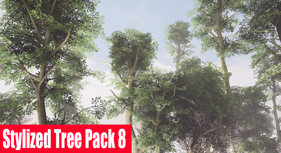 Realistic Tree Pack 7 (Mobile/Desktop), 카테고리 소품 - UE 마켓플레이스