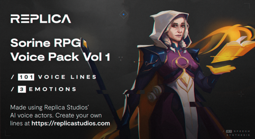 Replica RPG Voice Pack Vol 1 - Sorine in Sound Effects - UE Marketplace