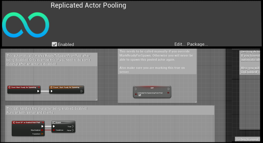 Replicated Actor Pooling BP in Code Plugins - UE Marketplace