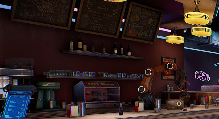 Restaurant Props (Cafe, Diner, Bar Props, Restaurant Props, Diner Props ...