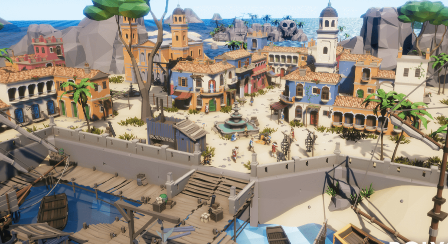 POLYGON - Pirate Pack：環境 - UE マーケットプレイス