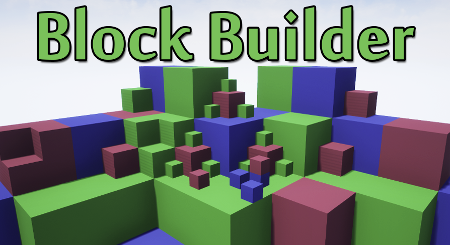 Block builder in Blueprints - UE Marketplace