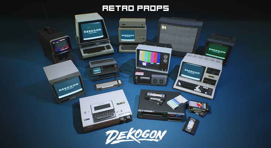 Retro Eighties VOL. 1 - Computers, Televisions, and Tech Props in Props ...